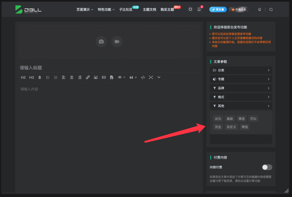 Zibll子比主题8.1最新版 - 041专属