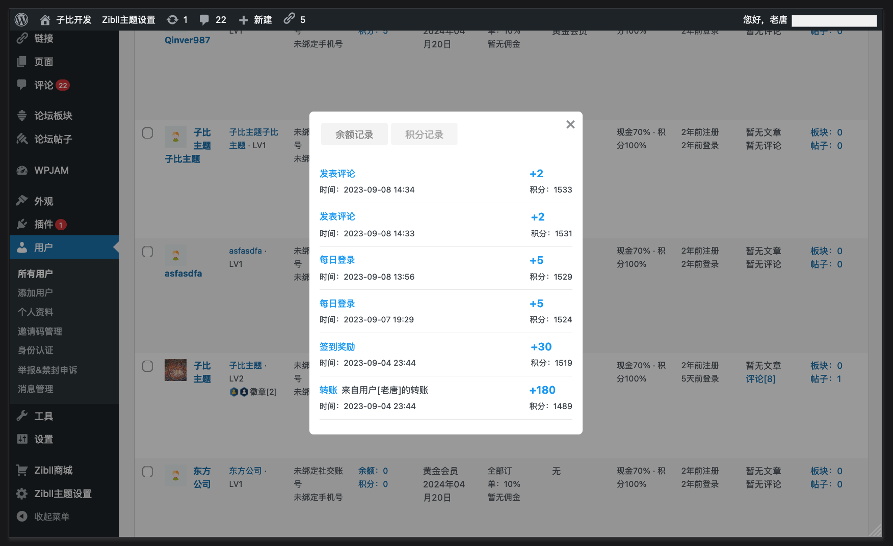 Zibll子比主题8.1最新版 - 041专属